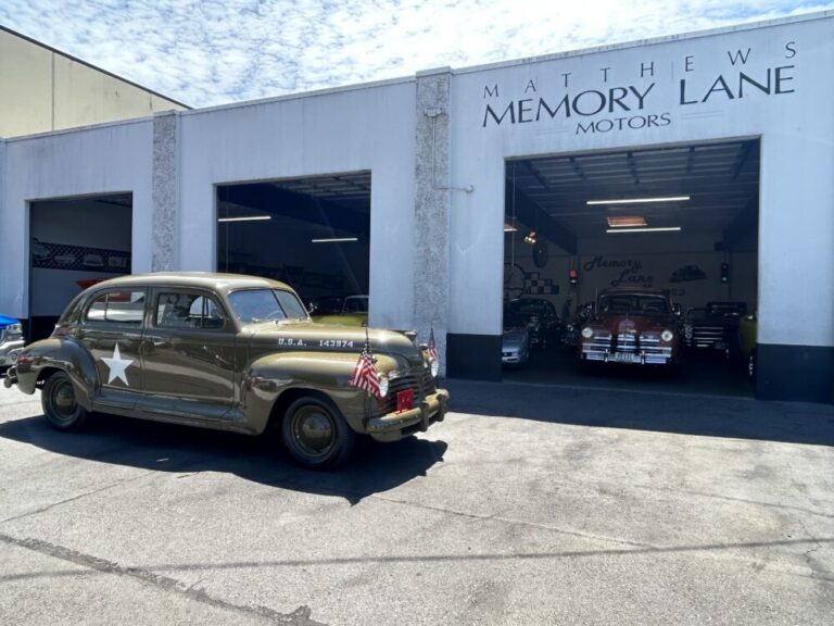 Matthews Memory Lane Motors – We are a classic car dealer located in ...