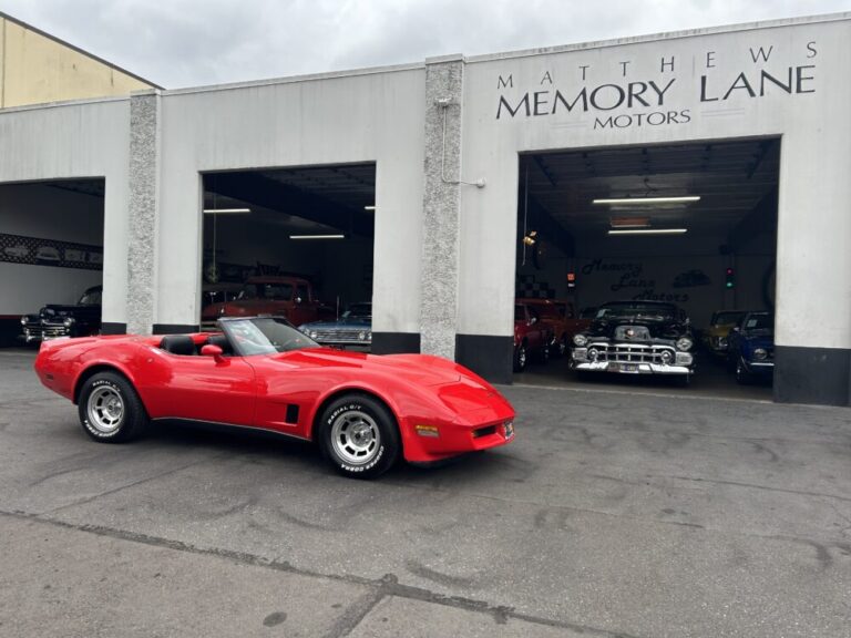 Matthews Memory Lane Motors – We are a classic car dealer located in ...