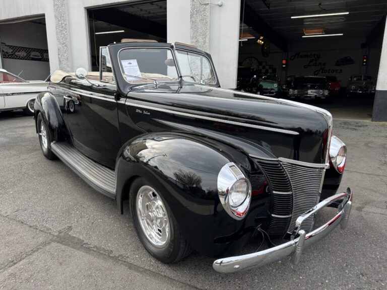 1940 Ford Deluxe Convertible – Matthews Memory Lane Motors