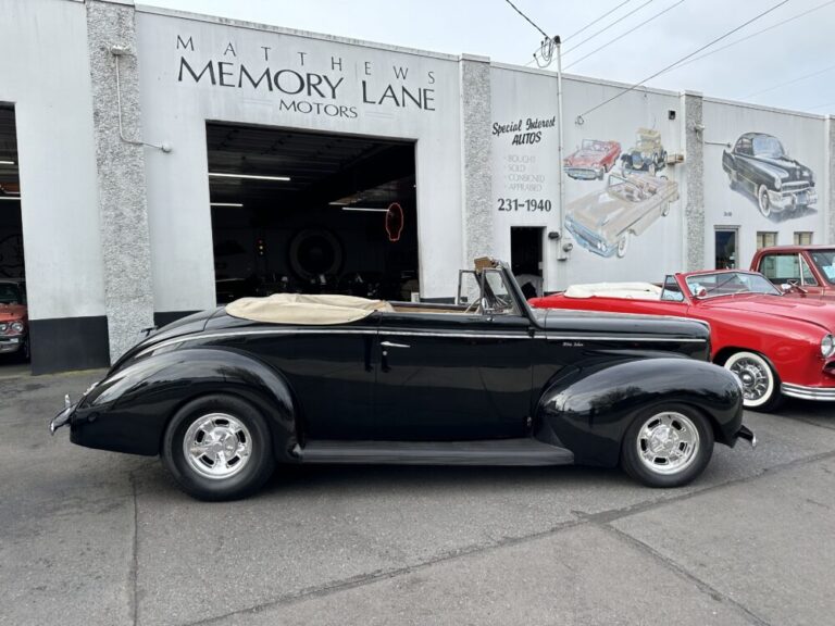 1940 Ford Deluxe Convertible – Matthews Memory Lane Motors
