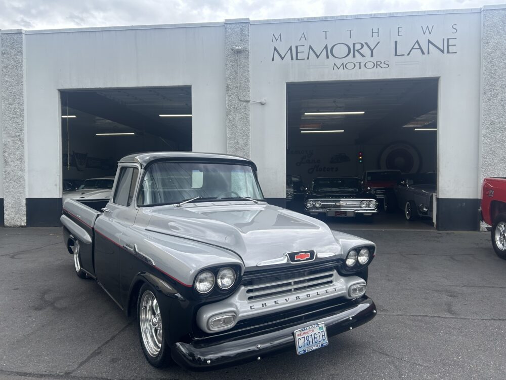 1958 Chevrolet Apache Fleetside Pickup – Matthews Memory Lane Motors